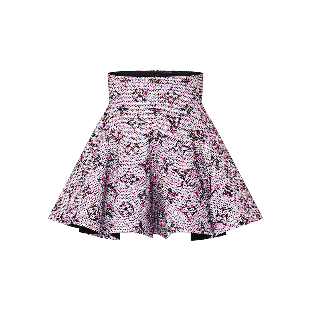 モノグラムツイードプリーツサークルスカート ｜ルイ・ヴィトン 公式サイト - 1AFUUA
